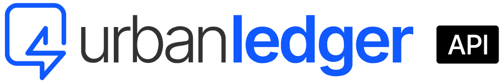 API Reference | UrbanLedger